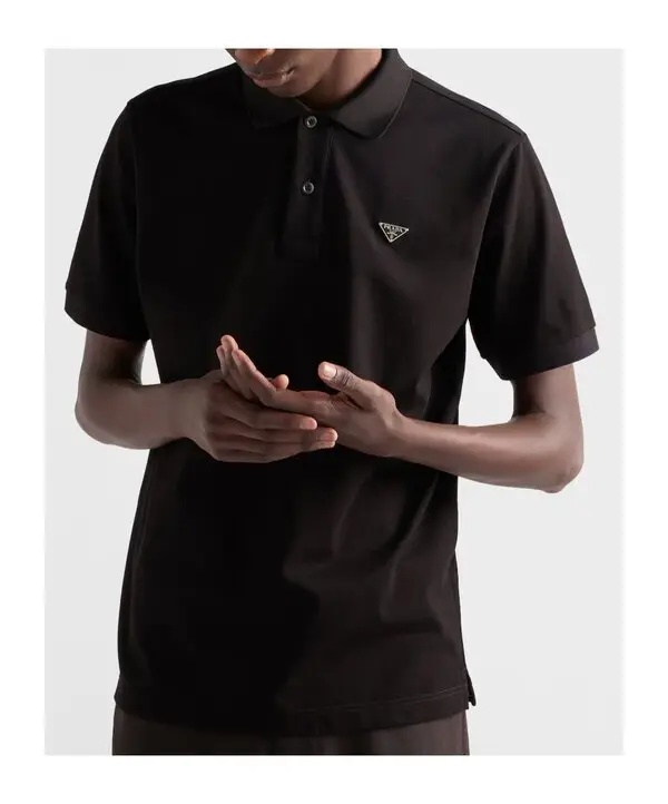 Prada Piqué Polo Shirt