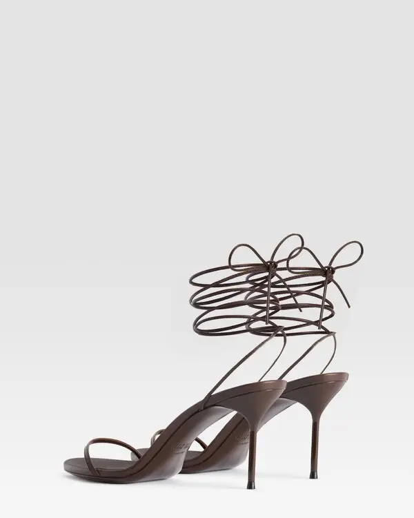 Paris Texas Lidia Lace-up Heeled Sandals
