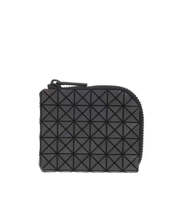 Issey Miyake Geometric-patterned Zip Around Wallet - Black
