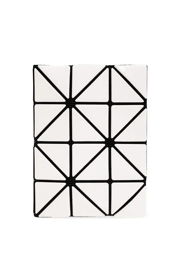 Issey Miyake High-shine Geometric-design Cardholder