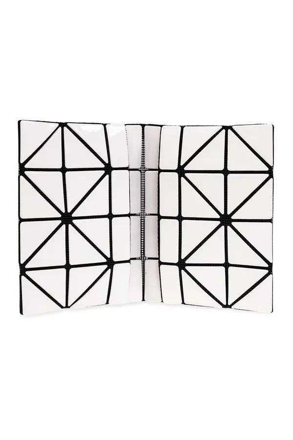 Issey Miyake High-shine Geometric-design Cardholder