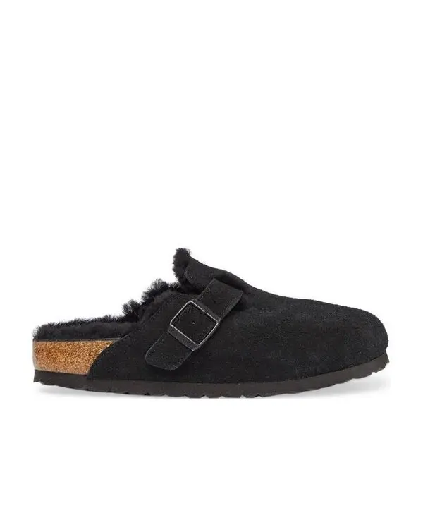 BIRKENSTOCK Boston Leather Shoes - Black
