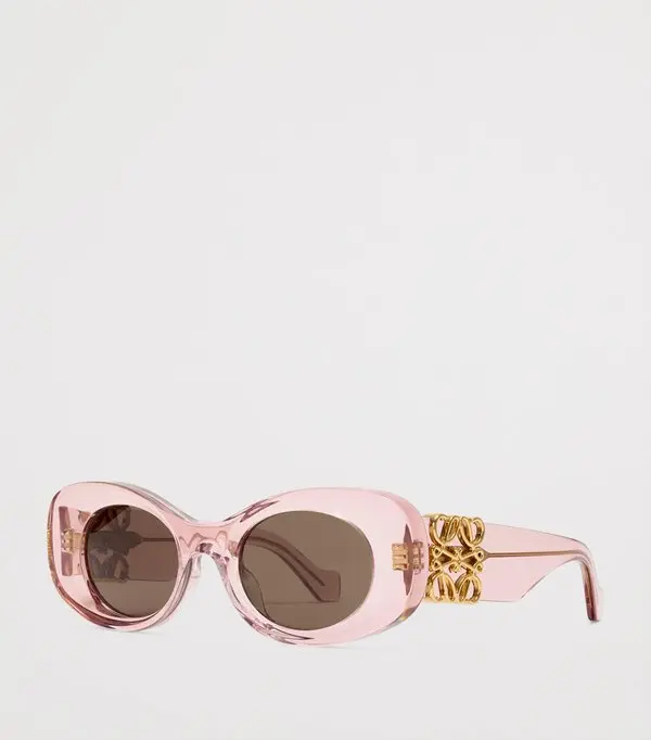 Loewe Bevelled Oval Sunglasses