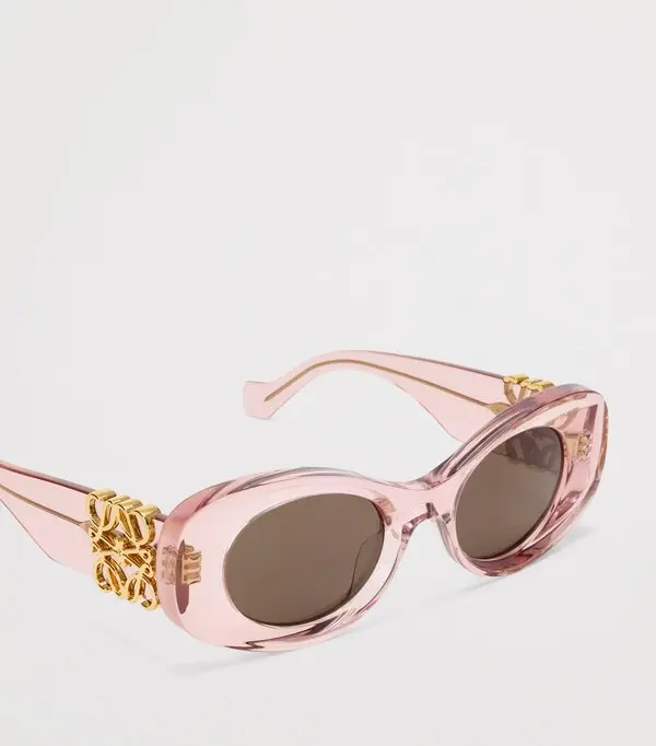 Loewe Bevelled Oval Sunglasses