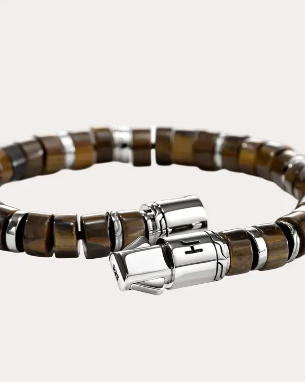 John Hardy Tiger's Eye Heishi Bracelet