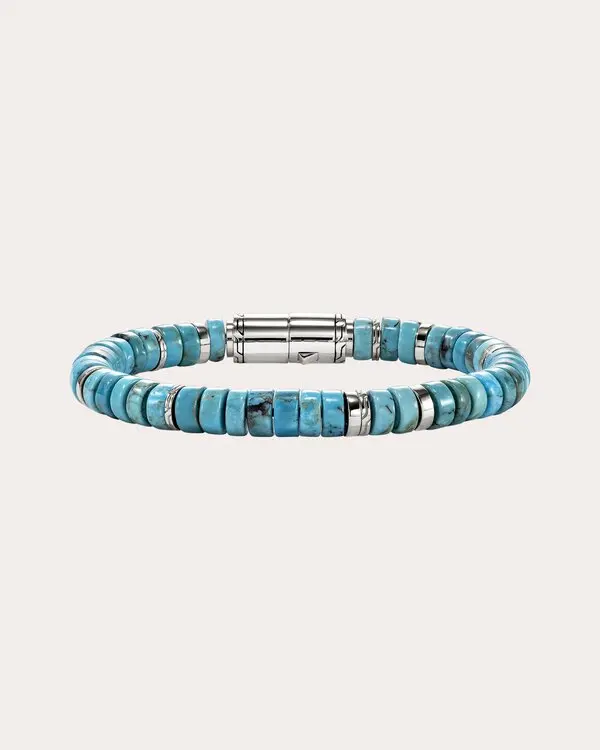 John Hardy 8mm Turquoise Heishi Bracelet