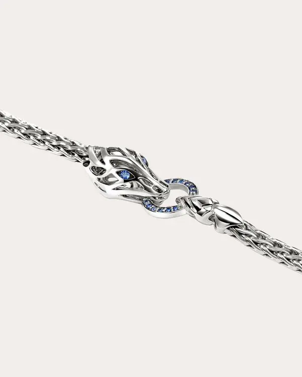 John Hardy Blue Sapphire Naga Bracelet