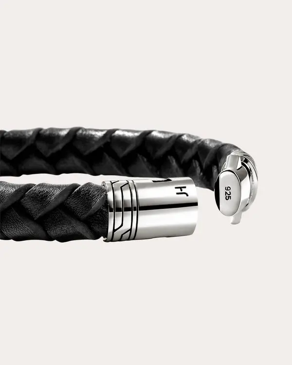 John Hardy Braided Leather Bracelet