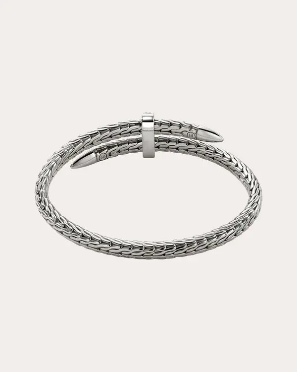 John Hardy Diamond Spear Pavé Flex Cuff