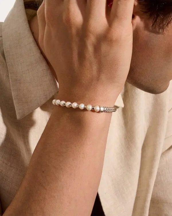 John Hardy Cultured Pearl Jh Essential Bracelet