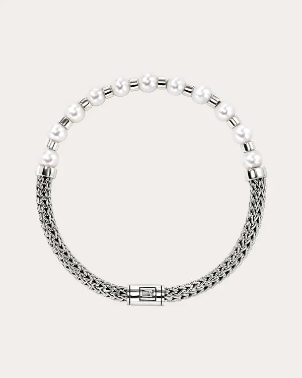 John Hardy Cultured Pearl Jh Essential Bracelet