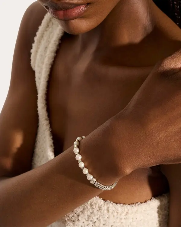John Hardy Cultured Pearl Jh Essential Bracelet