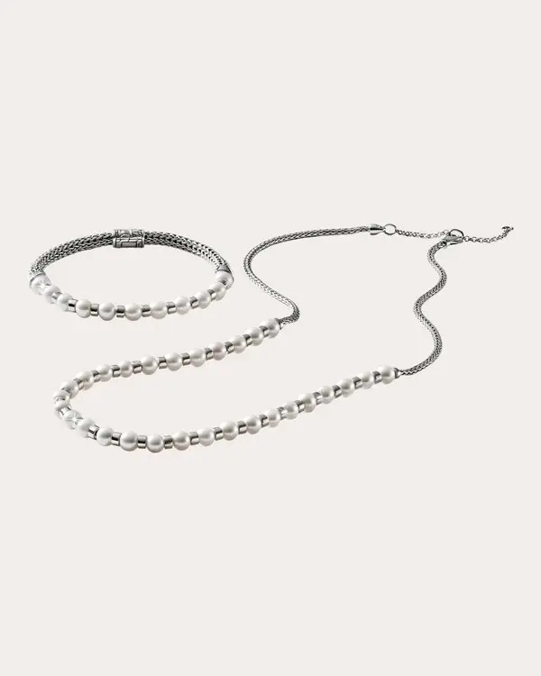 John Hardy Cultured Pearl Jh Essential Bracelet