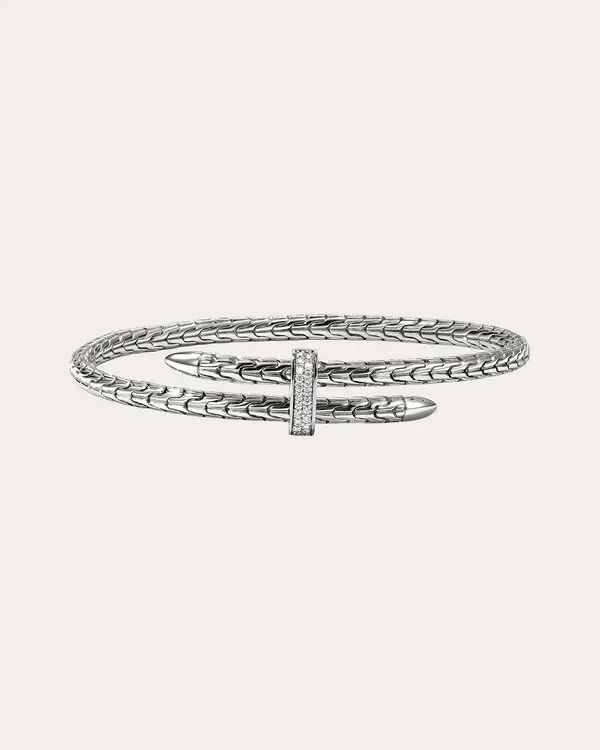 John Hardy Diamond Spear Flex Cuff