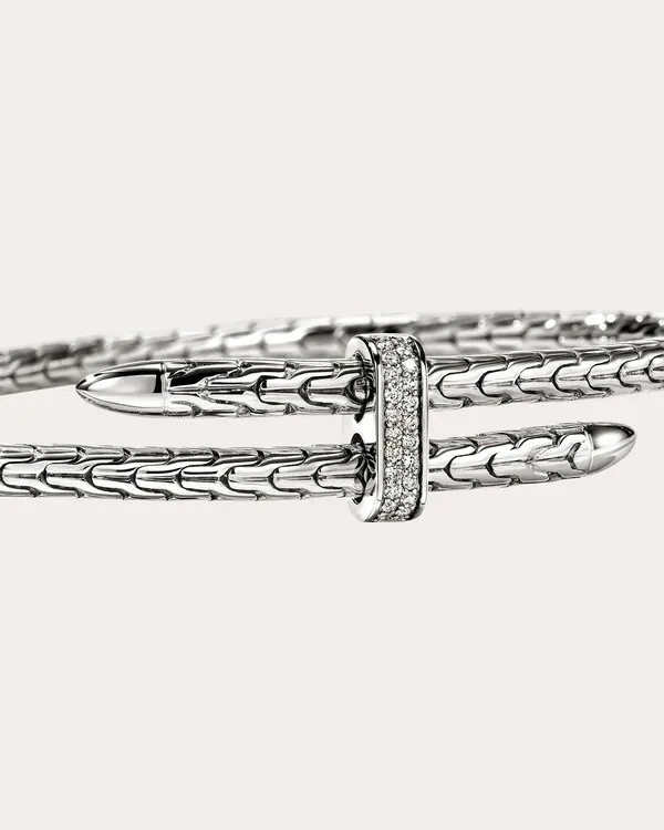 John Hardy Diamond Spear Flex Cuff