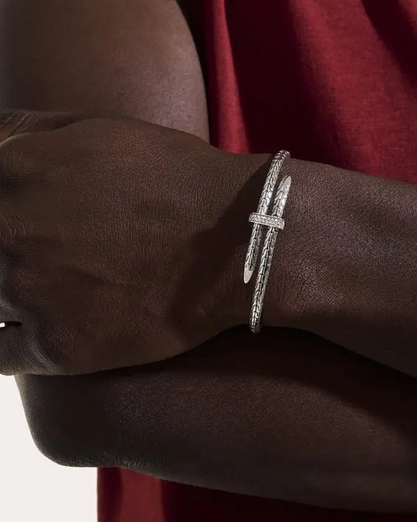 John Hardy Diamond Spear Flex Cuff