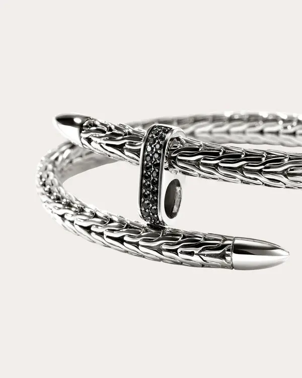 John Hardy Sapphire Spear Flex Cuff
