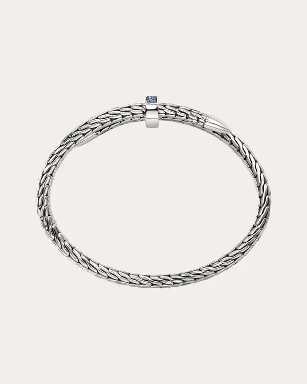 John Hardy Sapphire Spear Flex Cuff