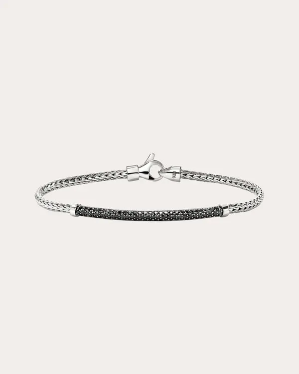 John Hardy Sterling Sapphire Pavé Bracelet - Silver