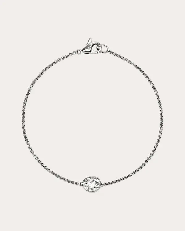 John Hardy Diamond Jh Lovestruck Bracelet - Silver