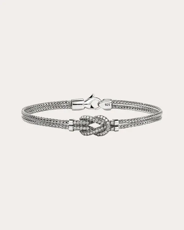 John Hardy Diamond Love Knot Bracelet