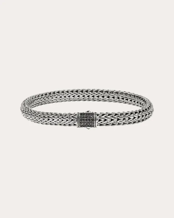 John Hardy Sapphire 6.5mm Icon Chain Bracelet
