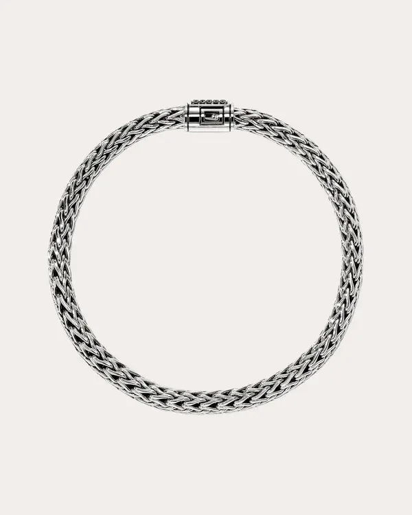 John Hardy Sterling Sapphire Icon Chain Bracelet