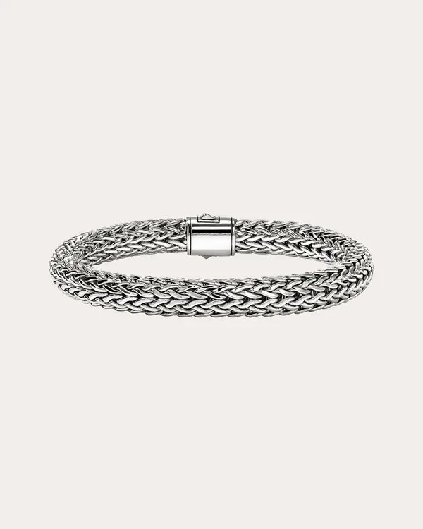 John Hardy Diamond 7.5mm Icon Chain Bracelet