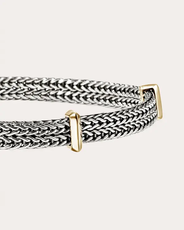 John Hardy Two-tone 6mm Icon Link Bracelet