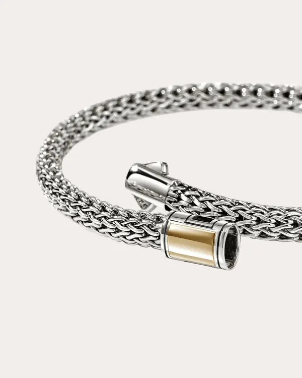 John Hardy Two-tone 5mm Icon Chain Bracelet
