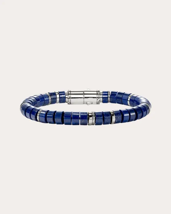 John Hardy 8mm Lapis Lazuli Heishi Bracelet