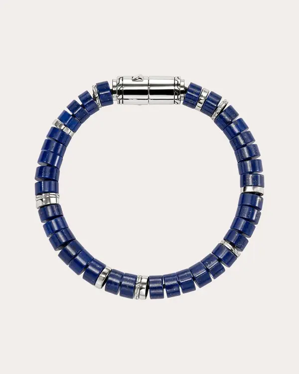 John Hardy 8mm Lapis Lazuli Heishi Bracelet