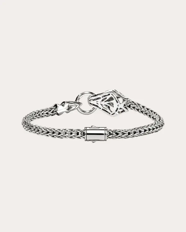 John Hardy Blue Sapphire Two-tone Naga Bracelet