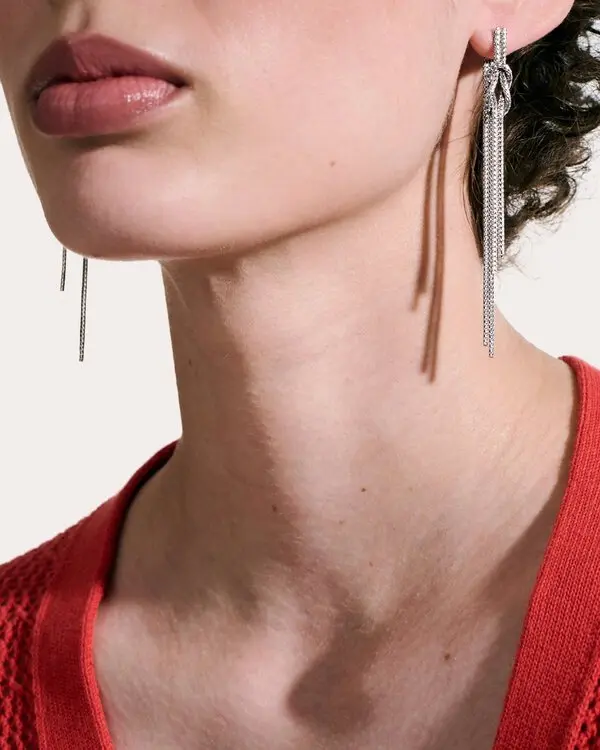 John Hardy Love Knot Drop Earrings