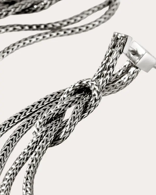 John Hardy Love Knot Drop Earrings