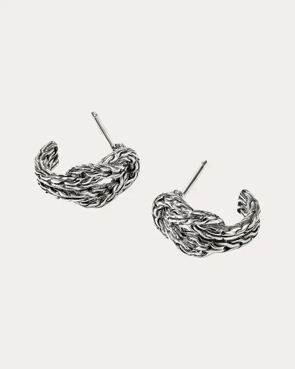 John Hardy Love Knot Hoop Earrings