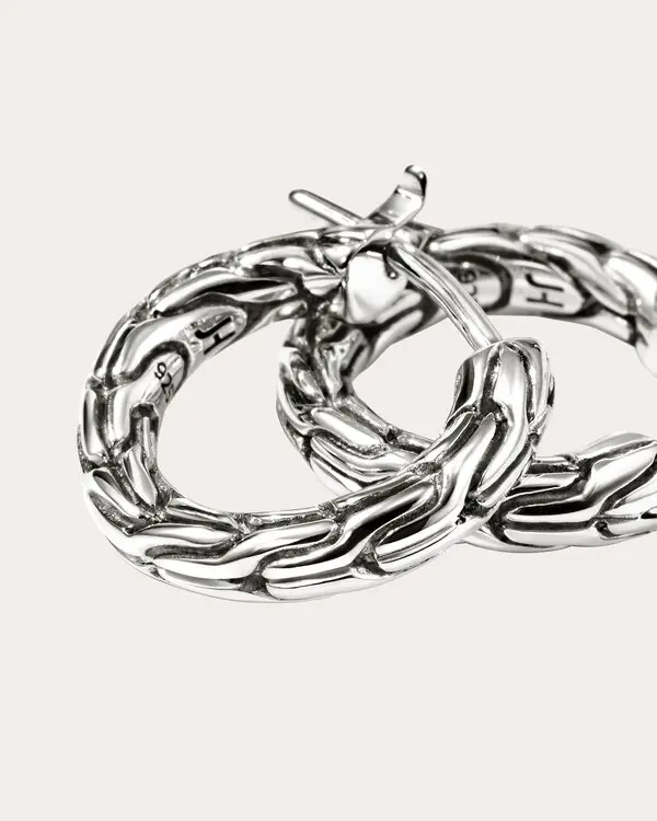 John Hardy Jh Essential Hoop Earrings