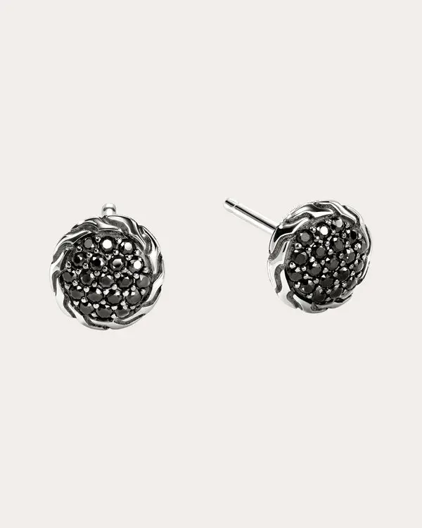 John Hardy Sapphire Jh Essential Pavé Stud Earrings
