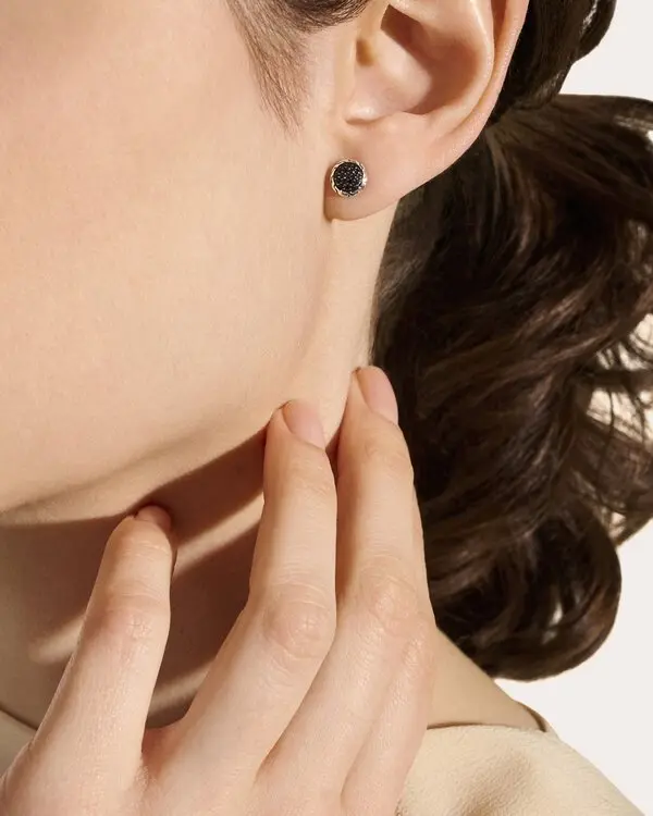John Hardy Sapphire Jh Essential Pavé Stud Earrings