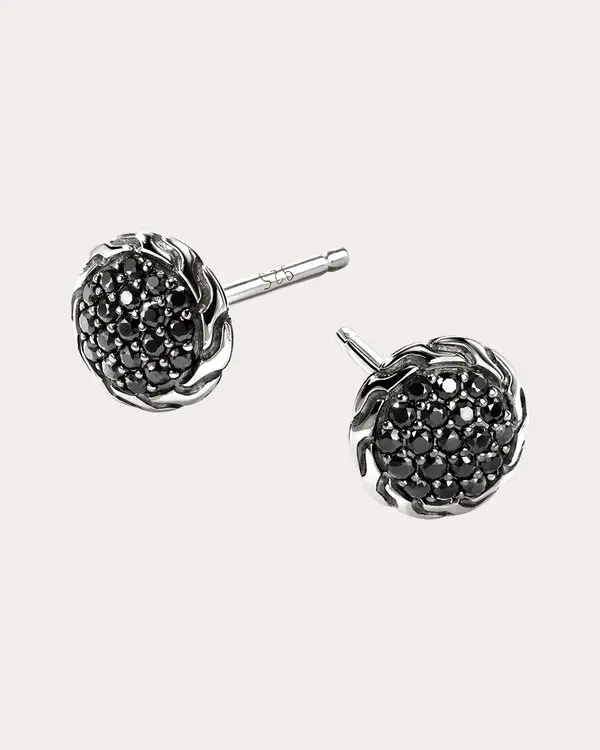 John Hardy Sapphire Jh Essential Pavé Stud Earrings