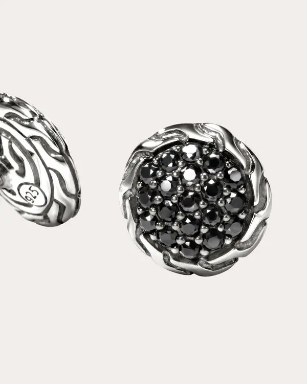 John Hardy Sapphire Jh Essential Pavé Stud Earrings