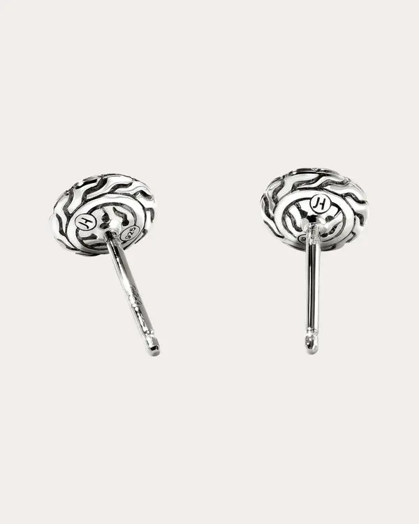John Hardy Sapphire Jh Essential Pavé Stud Earrings