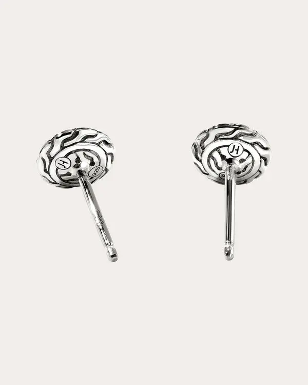 John Hardy Sapphire Jh Essential Pavé Stud Earrings