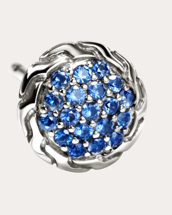 John Hardy Sapphire Jh Essential Pavé Stud Earrings