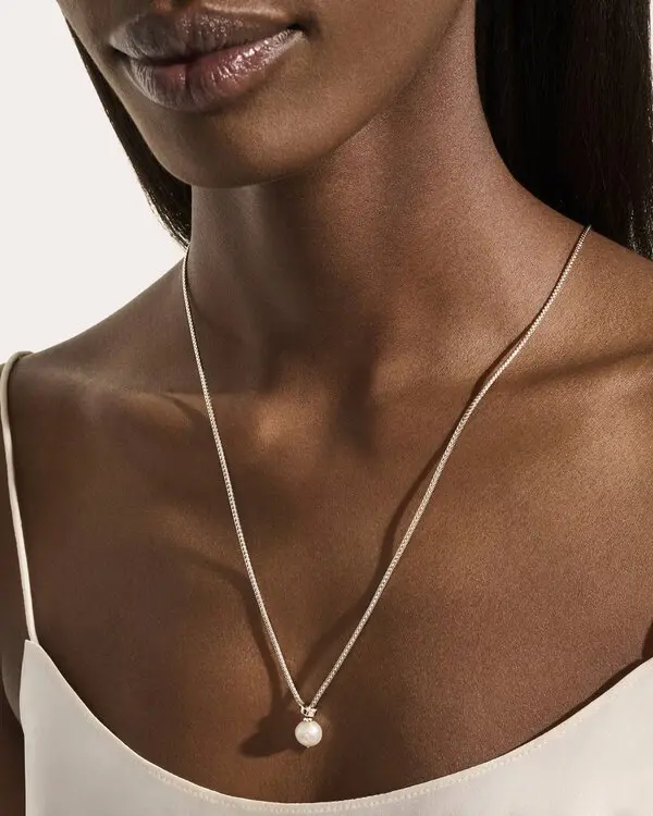 John Hardy Cultured Pearl Jh Essential Lariat Necklace