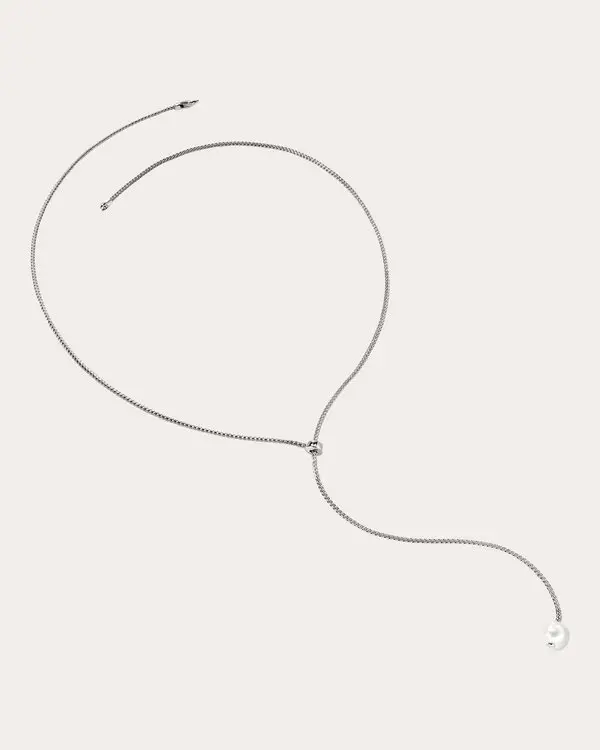 John Hardy Cultured Pearl Jh Essential Lariat Necklace