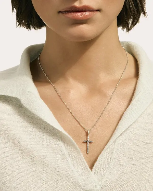John Hardy Jh Essential Cross Pendant Necklace