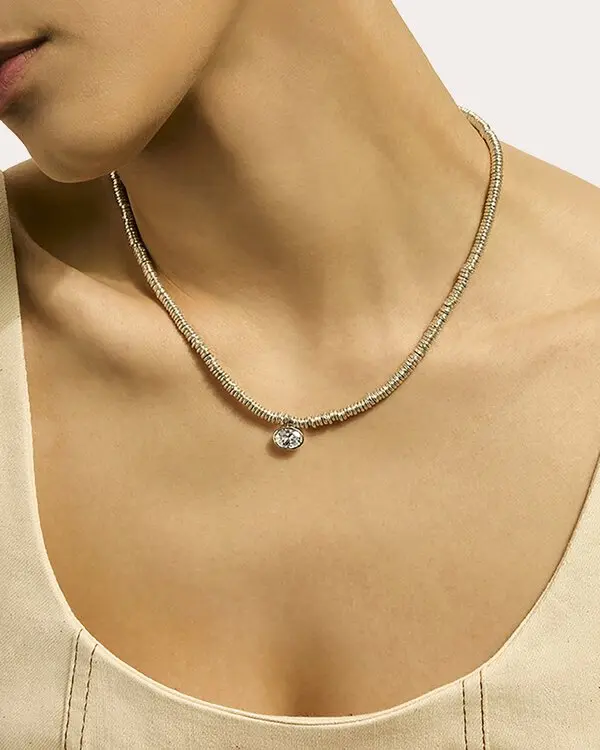 John Hardy 2ctw Diamond Lovestruck™ Heishi Necklace