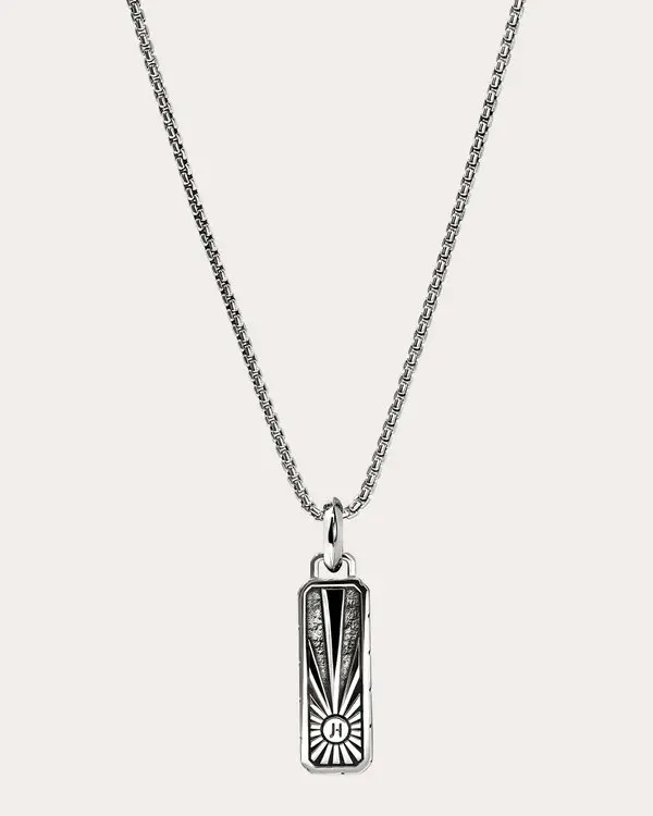 John Hardy Turquoise Talisman Pendant Necklace