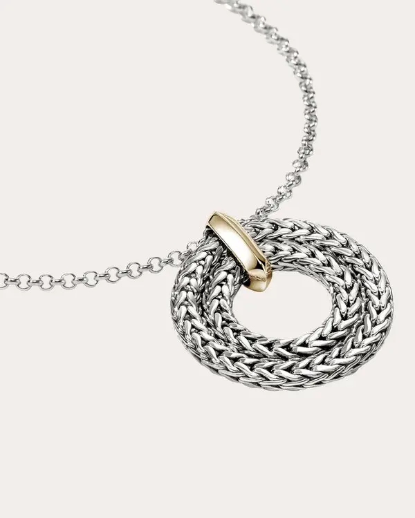 John Hardy Two-tone Icon Link Pendant Necklace